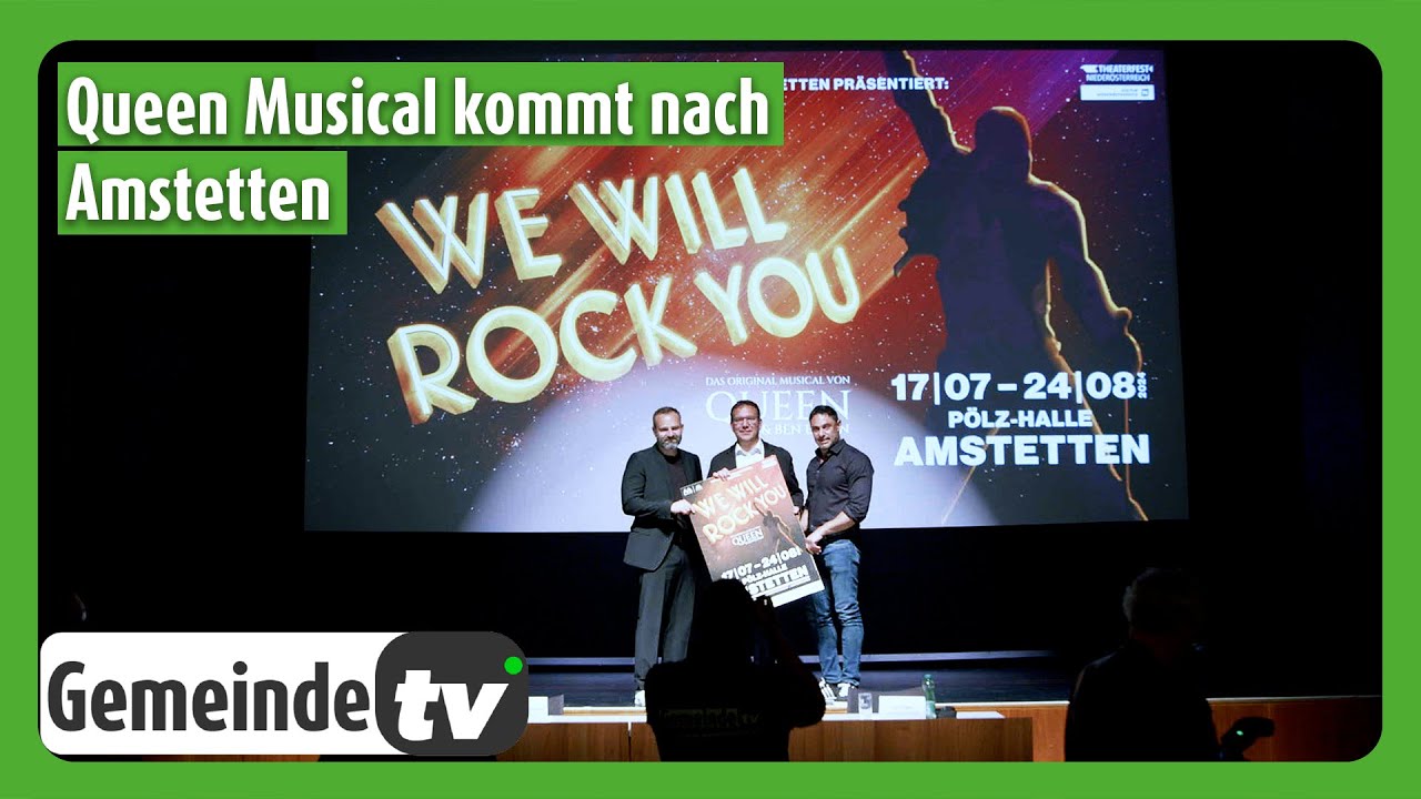 We will rock you! Der Musical Sommer 2024 in Amstetten. - YouTube