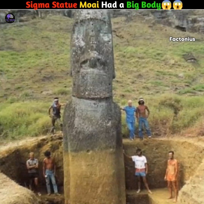 Moai 🗿 Sigma Statue Body😱😱#shorts#facts#factsinhindi#moaistatues#moai# ...