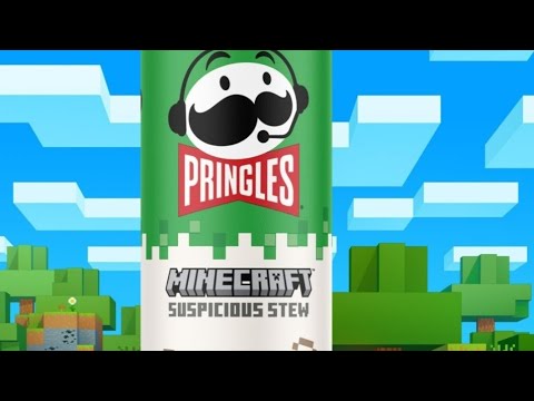 Pringles Minecraft Suspicious Stew Chip Review - YouTube