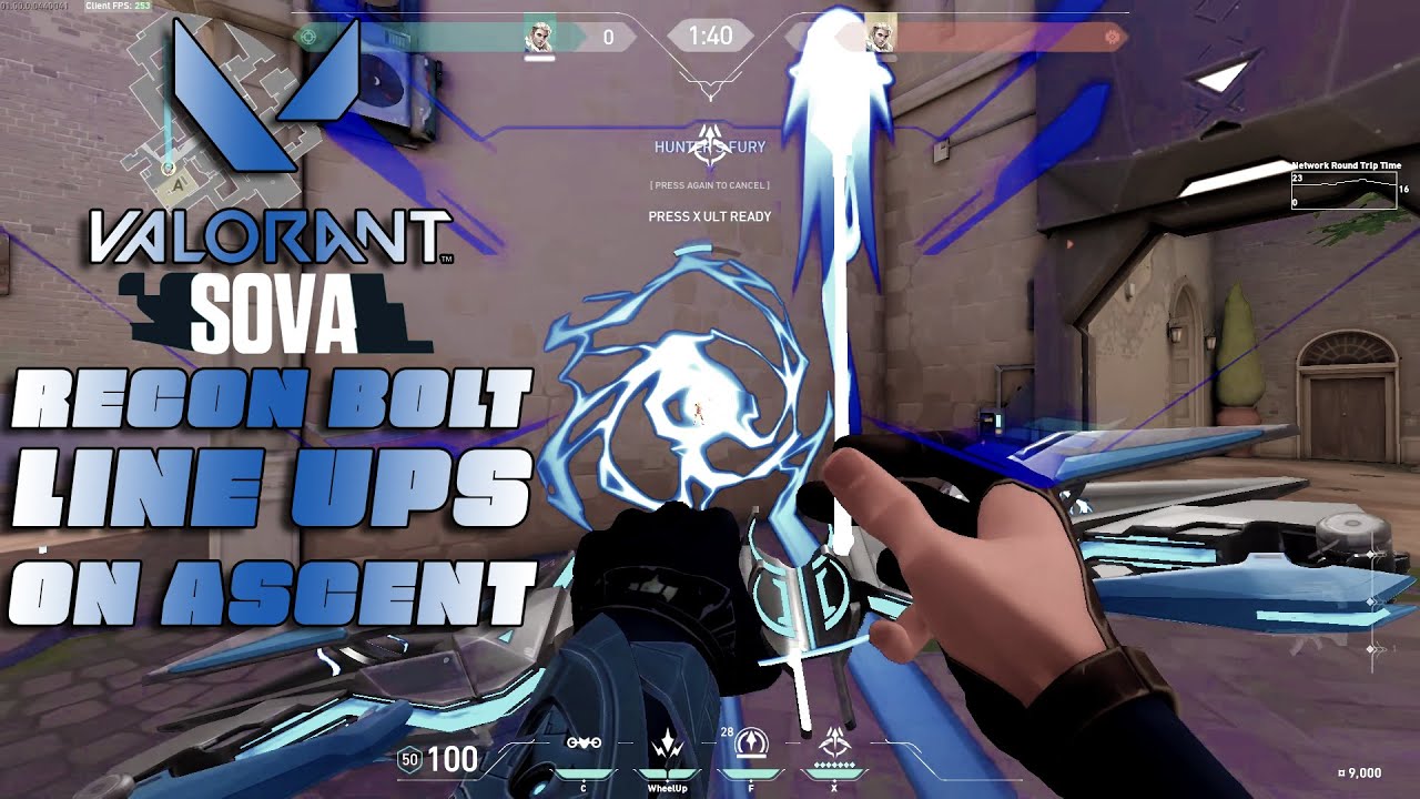 VALORANT | THE BEST SOVA Recon Bolt Line Ups on ASCENT - YouTube