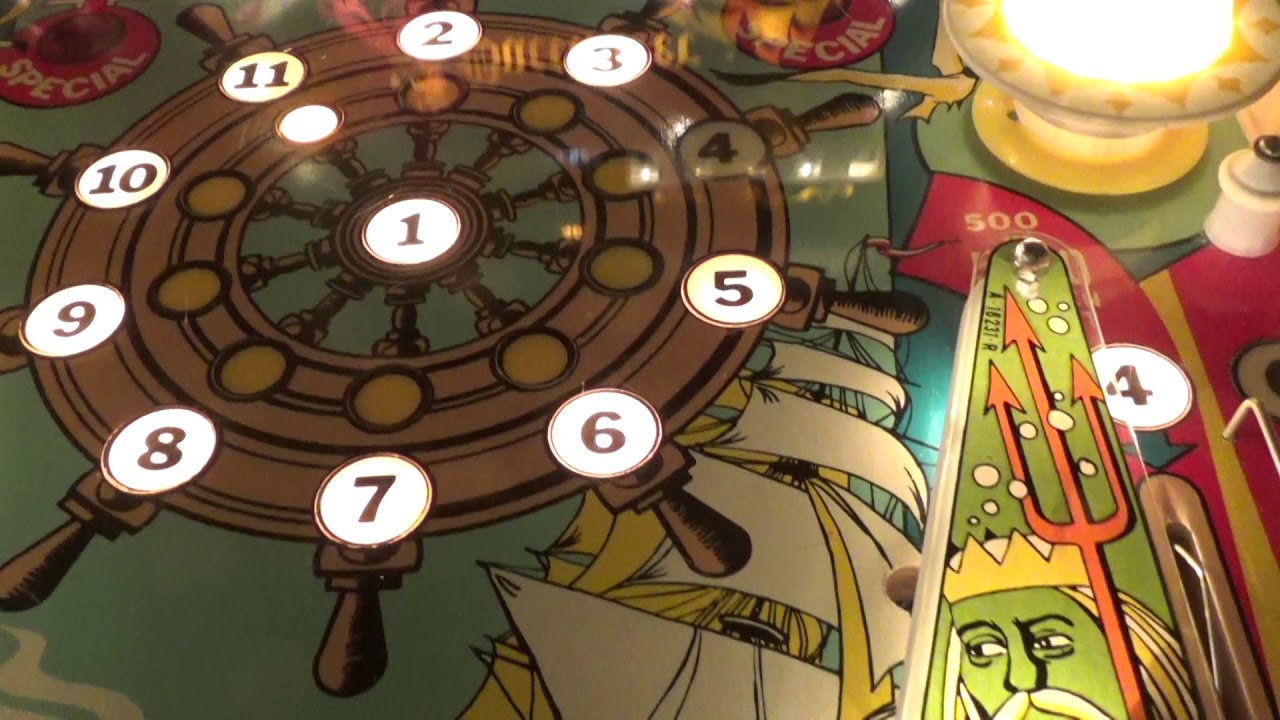 1976 Gottlieb Buccaneer Pinball Machine - Finish ReCond - YouTube