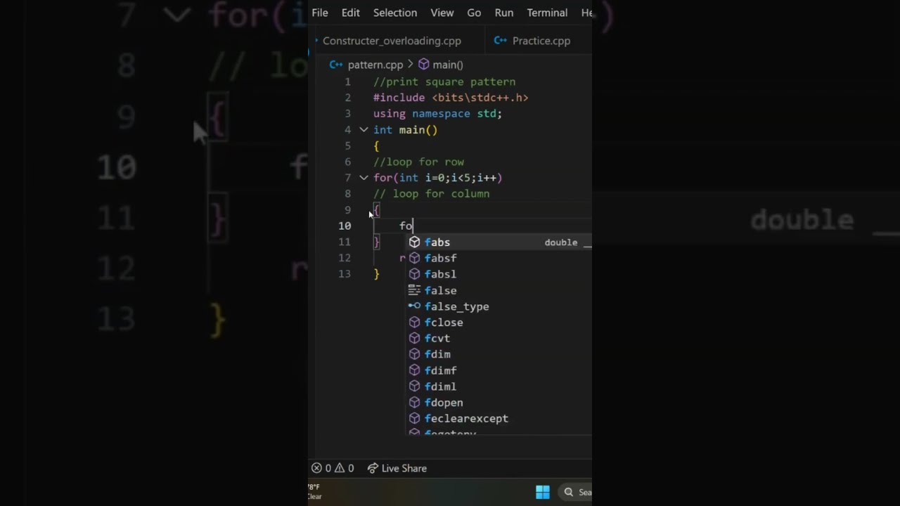 Pattern In C Square Pattern codinglife YouTube Pattern In C Square Pattern codinglife YouTube