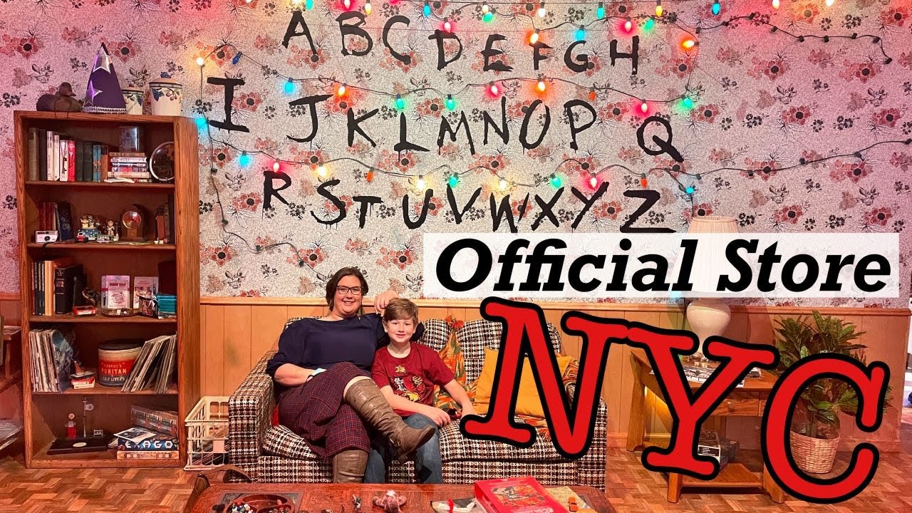 STRANGER THINGS Official Store - Best Free Thing in NYC - YouTube