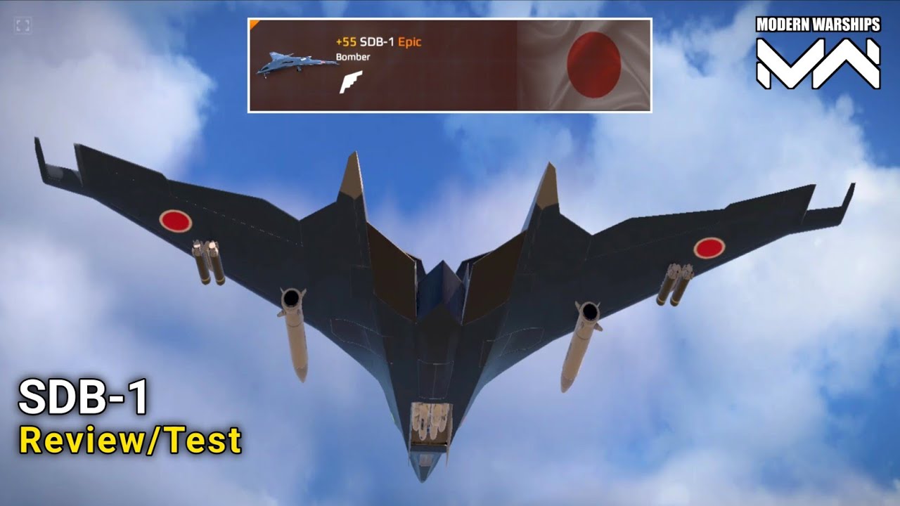 SDB-1 New VIP Bomber Review/Test Alpha Test - Modern Warships - YouTube