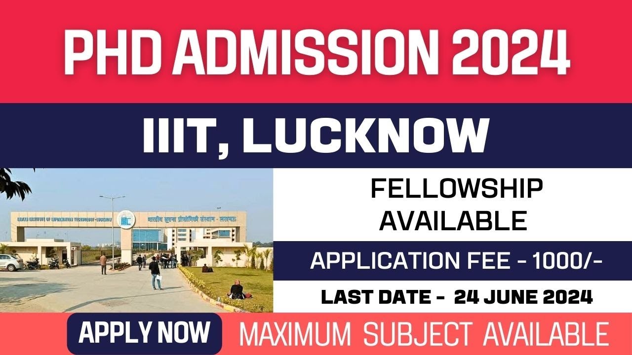 New PhD Admission 2024 | Indian Institute of Information and Technology ...