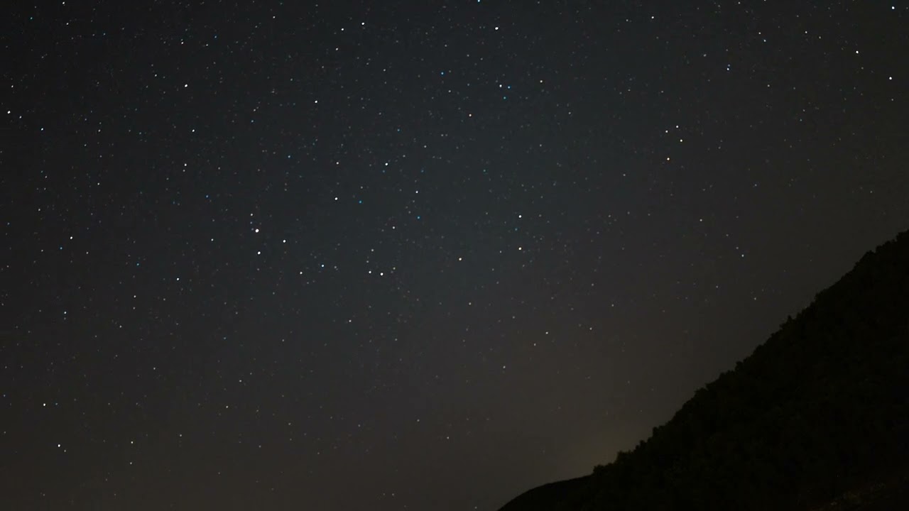 Star Time Lapse, Milky Way Galaxy Moving Across The Night Sky - YouTube