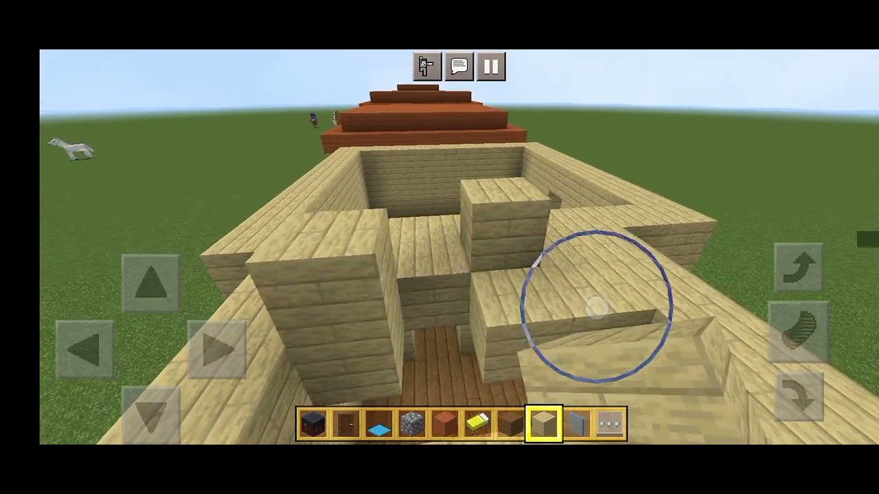 making house in Minecraft half house - YouTube
