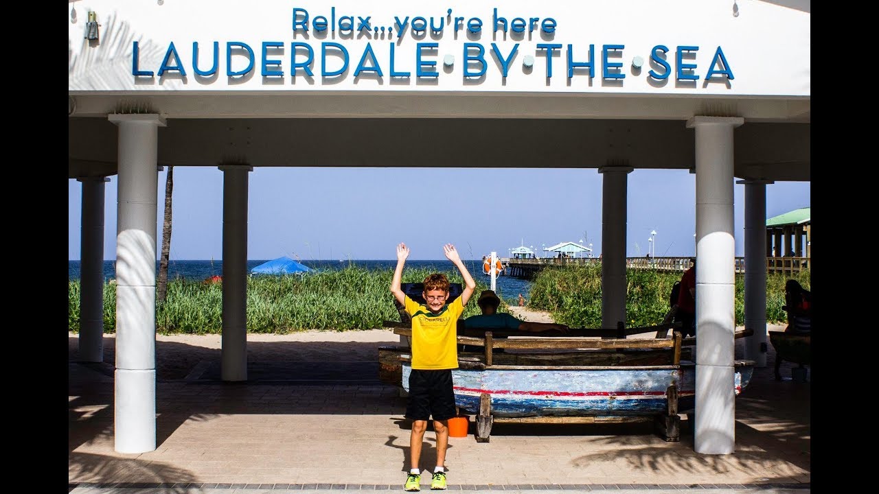 Fishing at Anglins Fishing Pier - Lauderdale by the Sea - Blue Runners ...