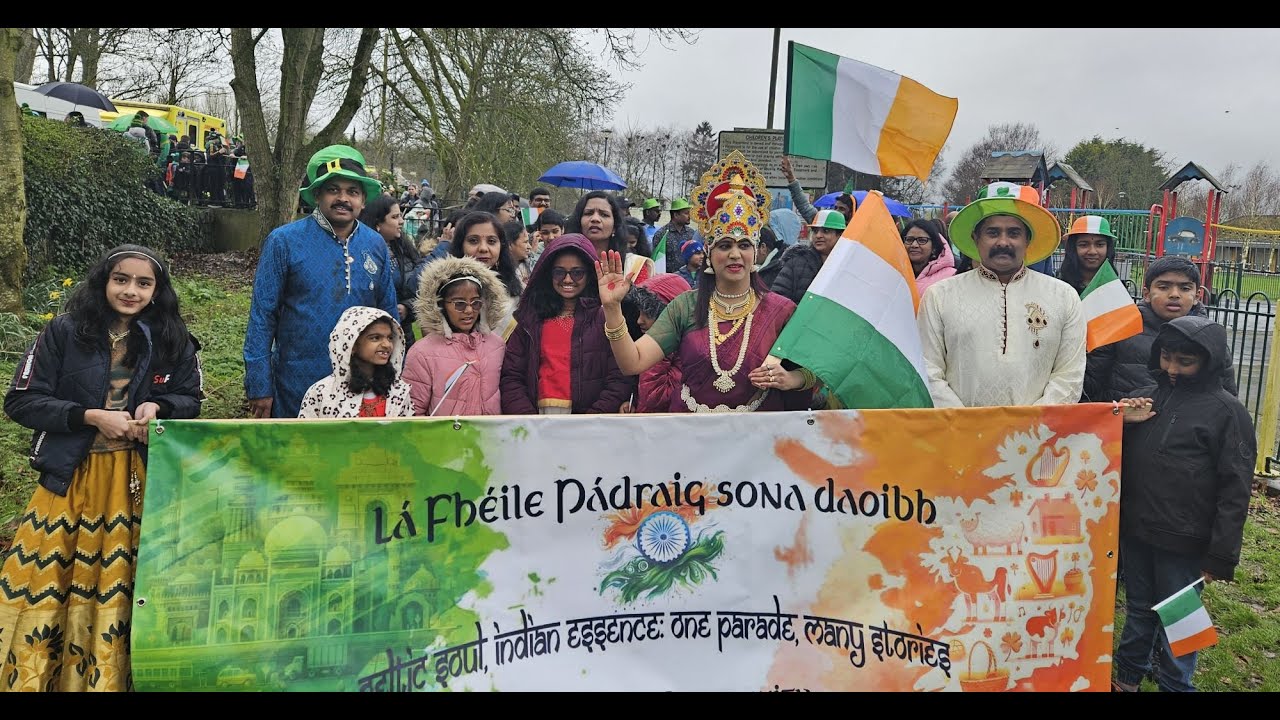 Ardee Indian community in Ardee St Patrick's Day Parade - YouTube