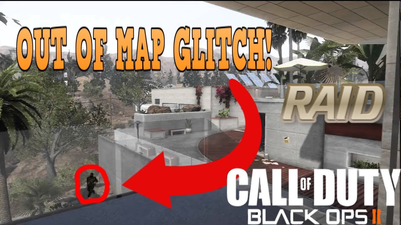 COD Black Ops 2: OUT OF MAP RAID GLITCH! - YouTube