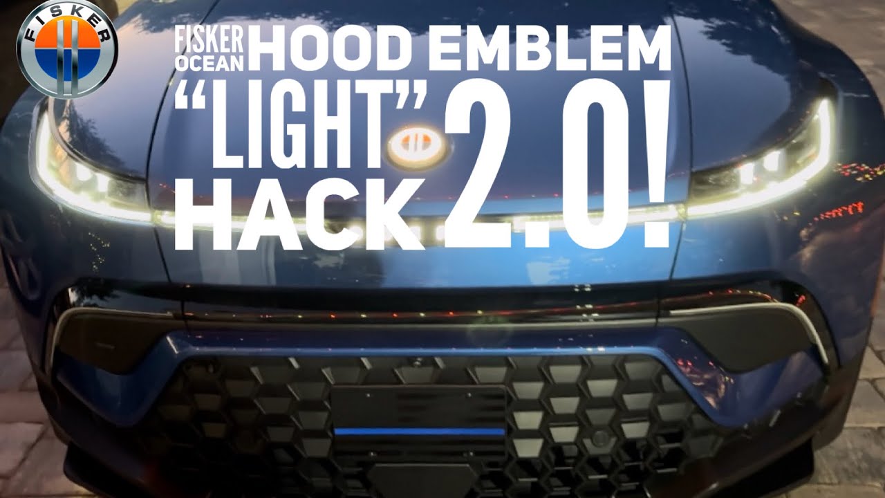 FISKER OCEAN - HOOD EMBLEM LIGHT HACK 2.0 - YouTube