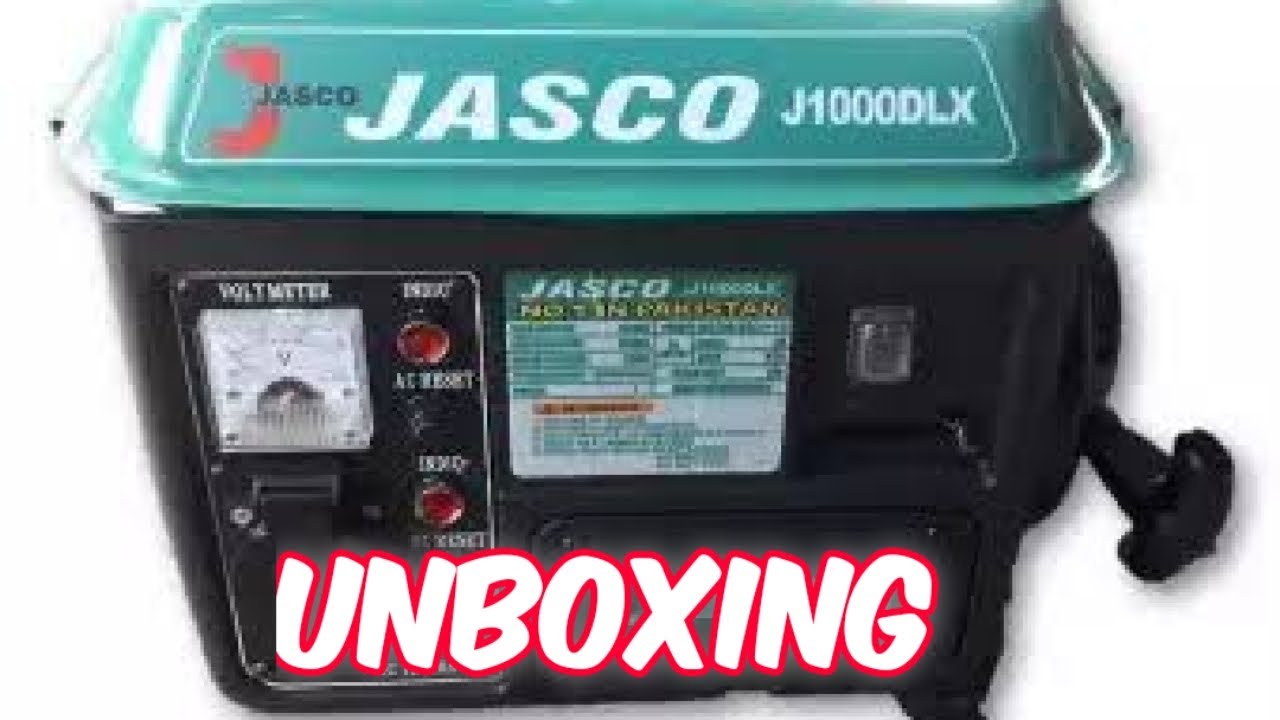 Unboxing Jasco J1000DLX Generator - YouTube