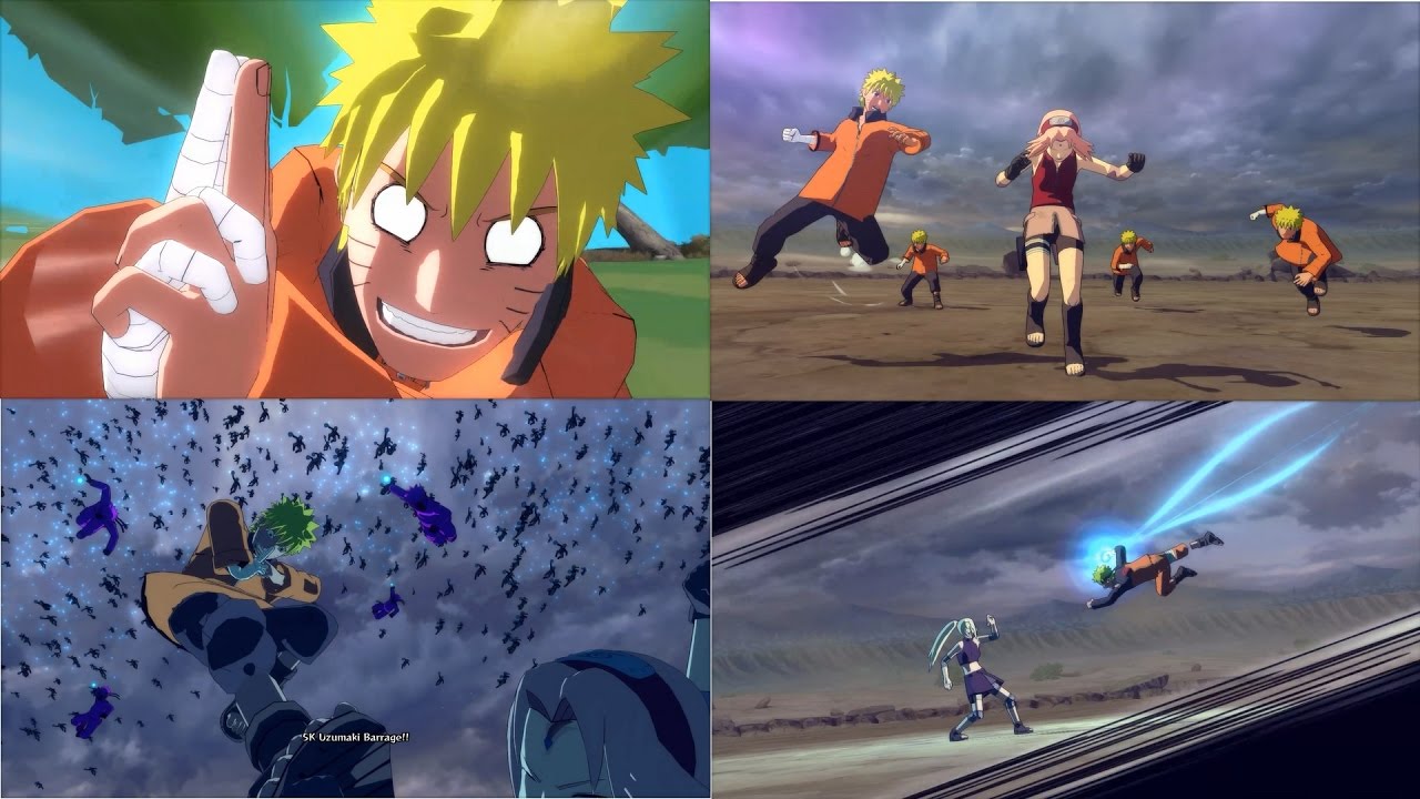 Naruto Shippuden Ultimate Ninja Storm 4 Naruto Clones Master Moveset ...