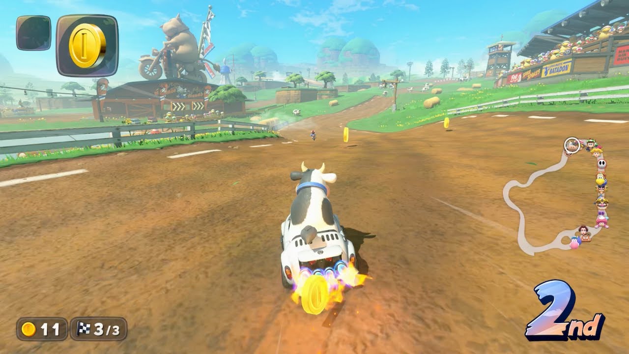 Mario Kart World: Wii Moo Moo Meadows [1080 HD] - YouTube