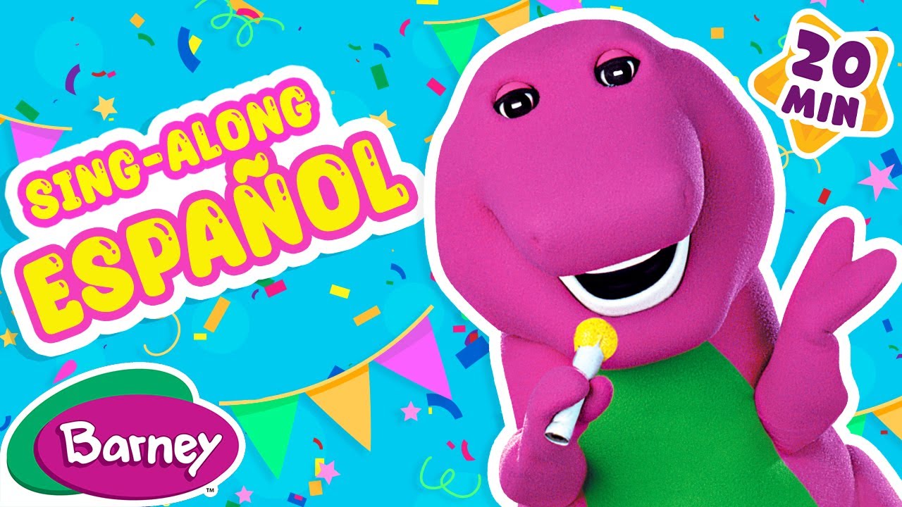 Let's Sing in Spanish | Best Barney Songs en Español | Barney the ...