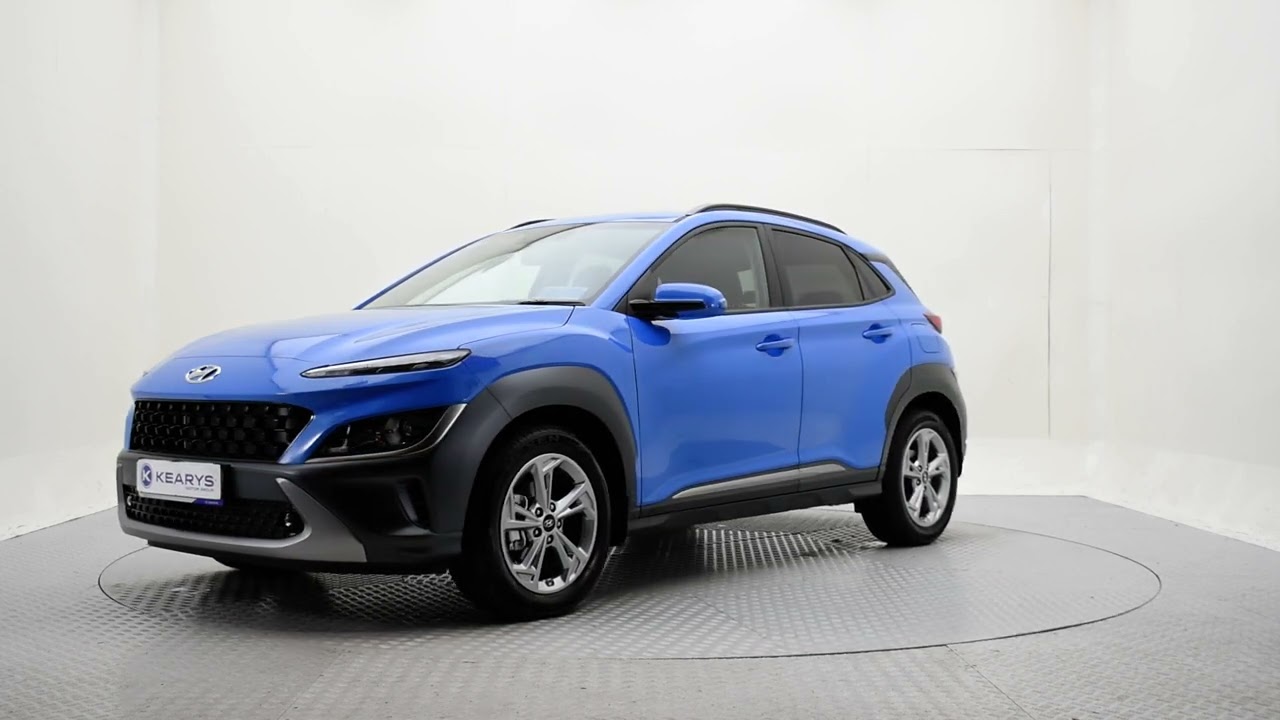 Hyundai Kona Executive Surfy Blue - YouTube