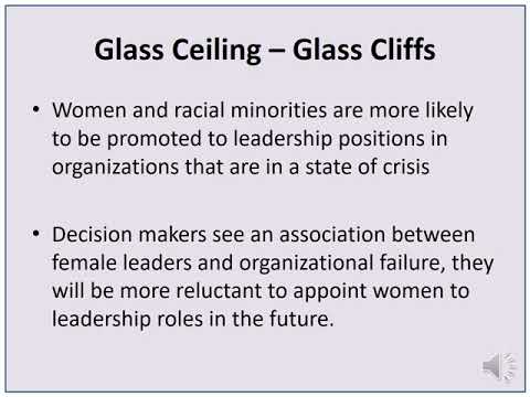 Glass Ceiling - Glass Cliffs - Glass Walls - YouTube