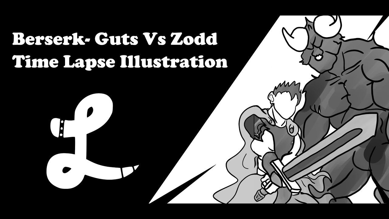Guts Vs Zodd | Character Illustration - YouTube