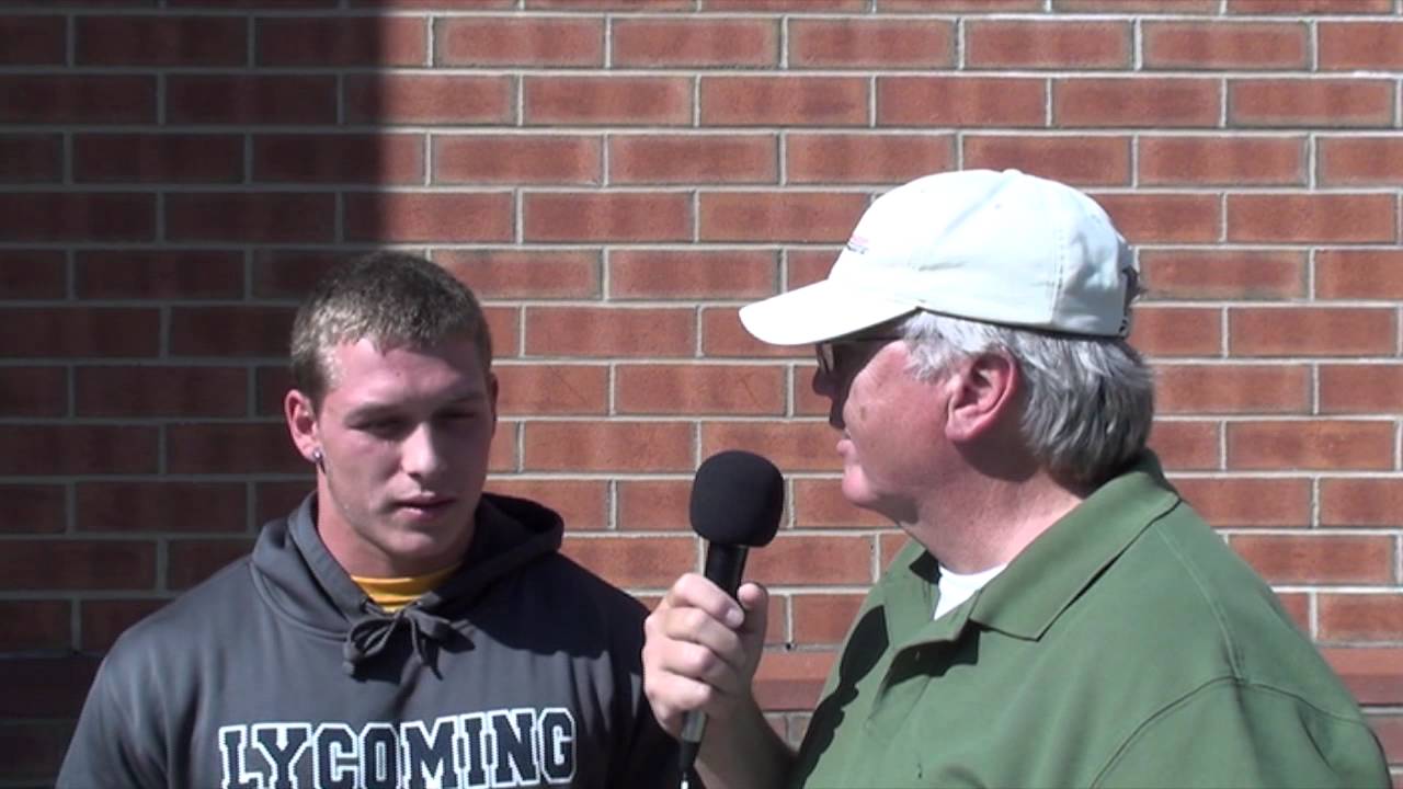 2012 Lycoming Football - Sr LB Corey Schuster hits a defensive ...