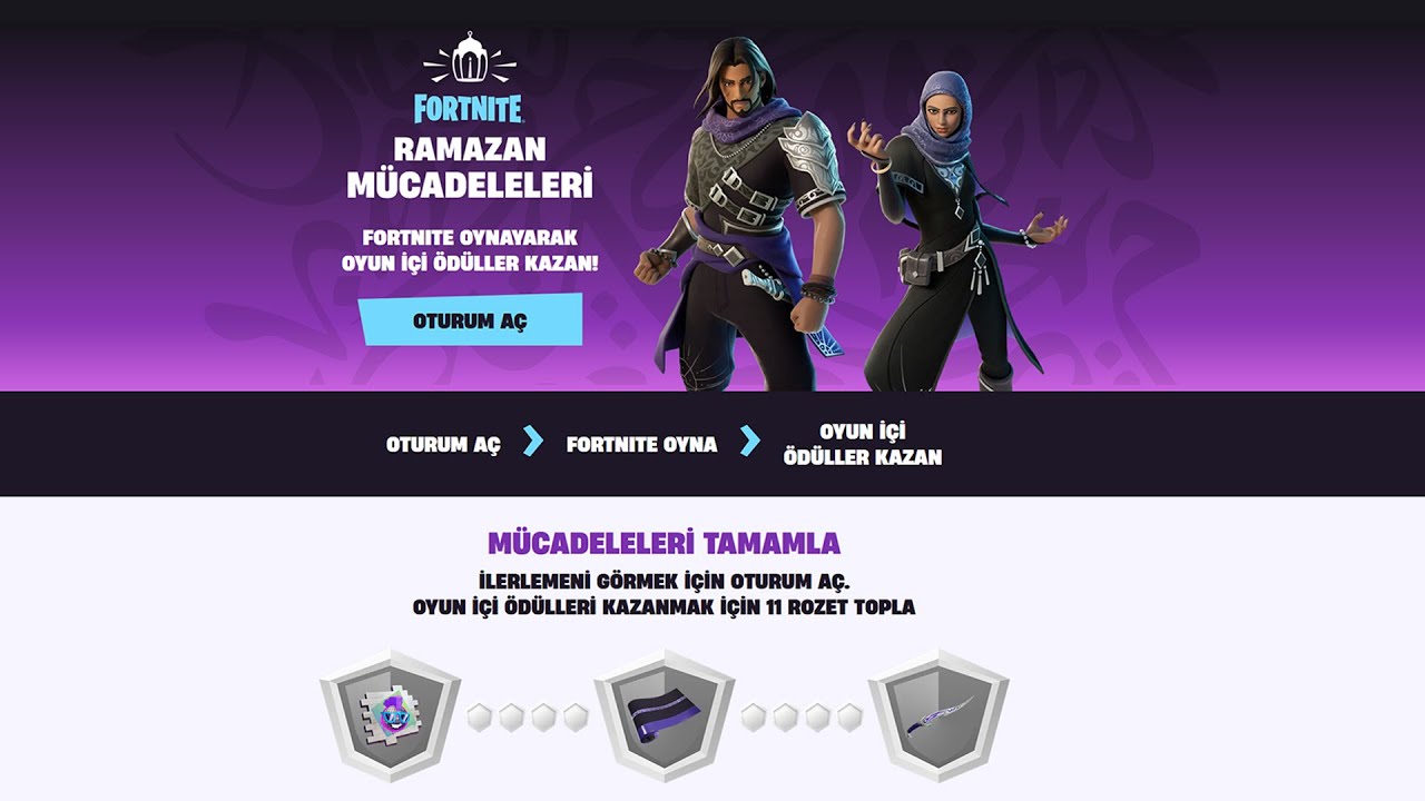 Fortnite Ramazan Mücadeleleri Görevleri Ve Ödülleri - YouTube
