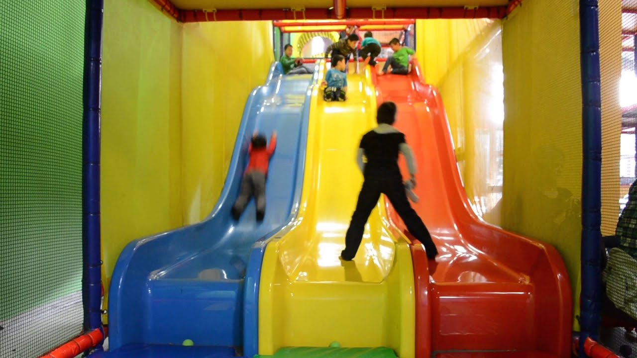 Jacques at Jump N' Jammin sliding - YouTube