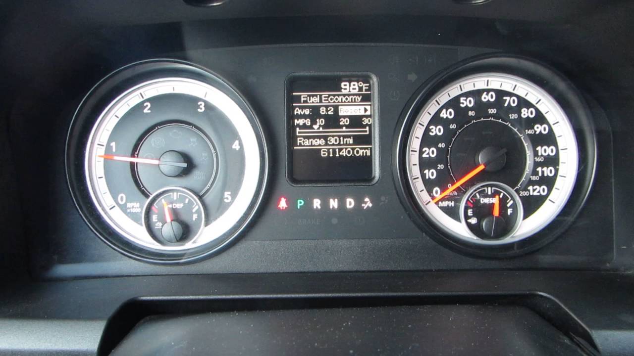 2013 Ram 3500 Instrument Cluster Dallas Fort Worth, TX #33288 - YouTube
