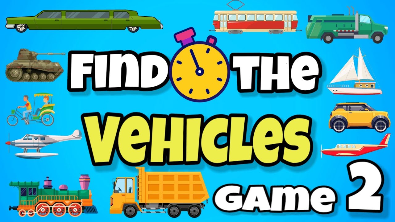 Find the Vehicles Game-2|Quiz|Autorickshaw|Ship|Rocket|Tractor #ship # ...