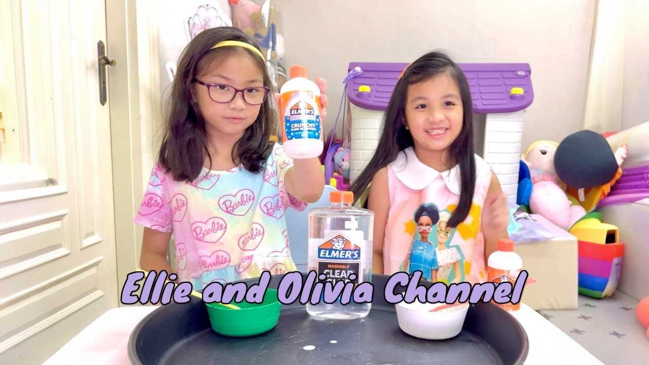 Ellie And Olivia channel | How to make slime | First EP - YouTube