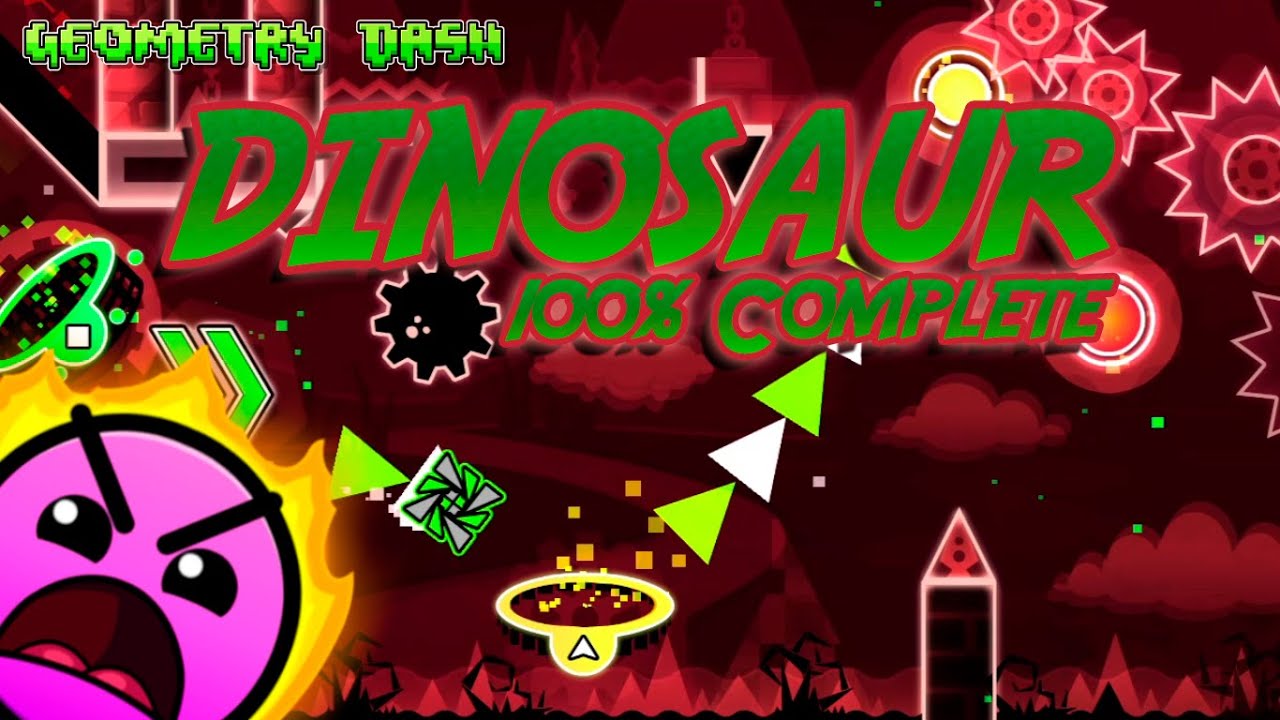 DINOSAUR 100% Complete - [ Insane 8 Stars ] by Alkali - Geometry Dash 2 ...
