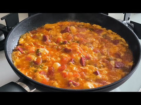 Sucuklu Menemen Tarifi ‼️ Nasıl Yapılır❓#menemen #keşfet