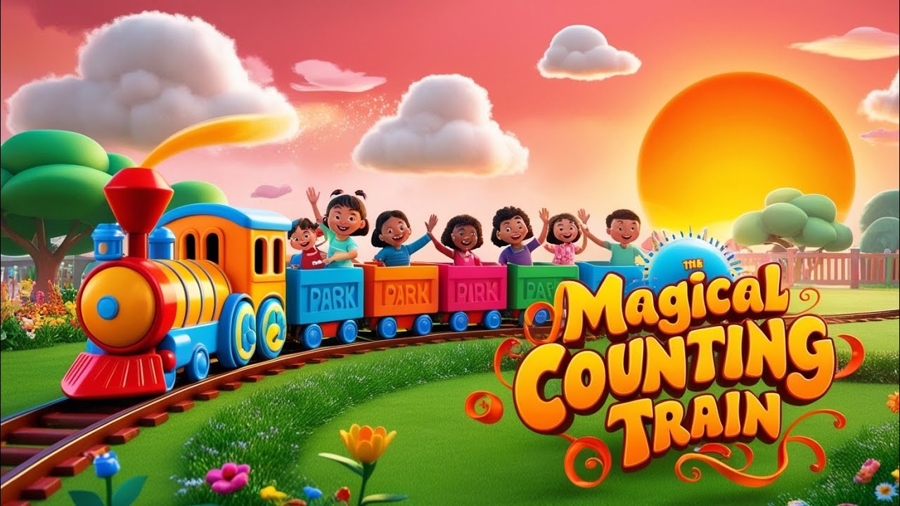 The Magical Counting Train || Nursery Rhymes And Kids Song | baby ...