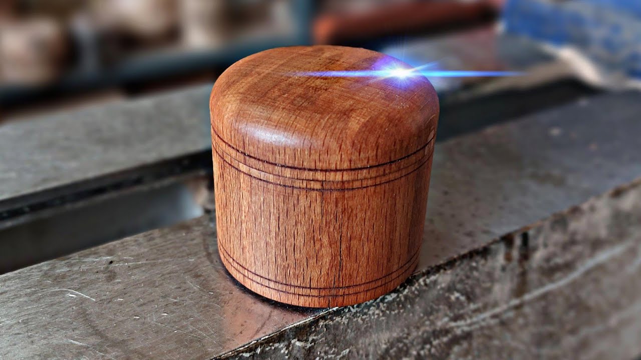 Woodturning - Designing a beautiful jewelry box with a special design ...