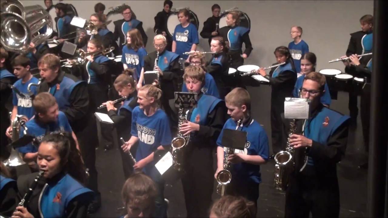 Springboro Marching Band: 8th Grade Night 2016--09-16 - YouTube