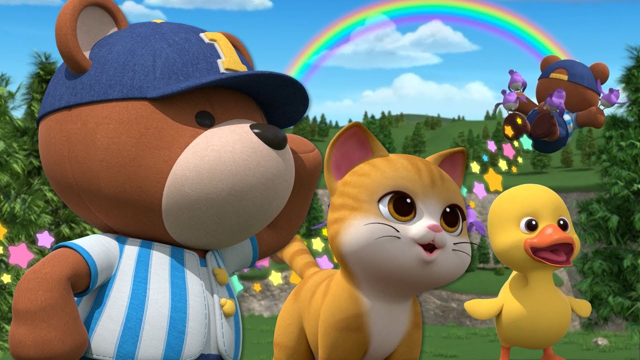 My Animal Friends│POLI 10 Minute Songs│I Love My Kitty│Animal Song ...