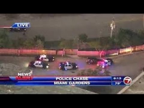 Police car chase Police Chase Miami Gardens January 21 2017 - YouTube