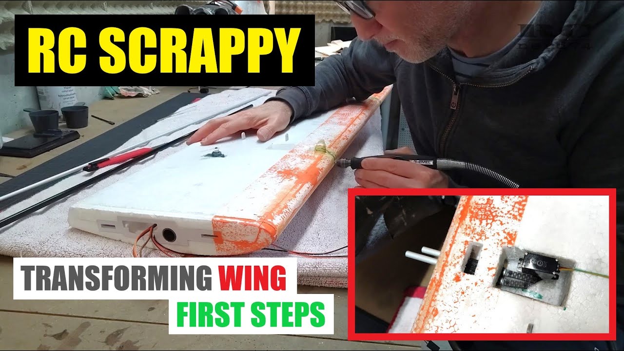 RC SCRAPPY #21 | TRANSFORMING WING - FIRST STEPS - YouTube