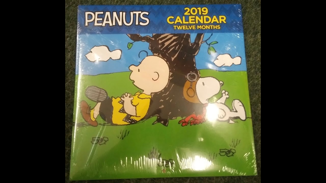 In Dollar Tree 10/11/18 Peanuts calendar! - YouTube