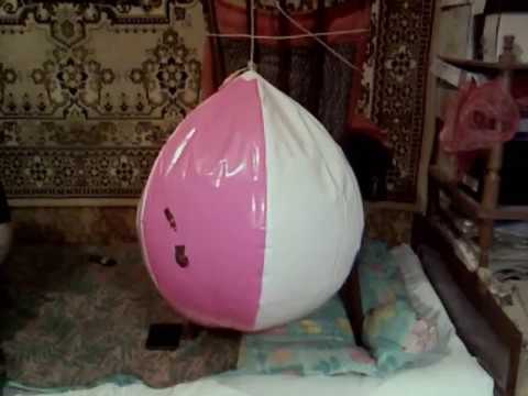 Beachball burning - YouTube