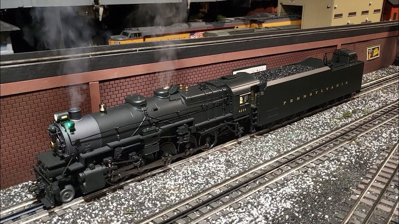 5 different whistles - Lionel PRR I1 2-10-0 Decapod Hippo #4258 long ...