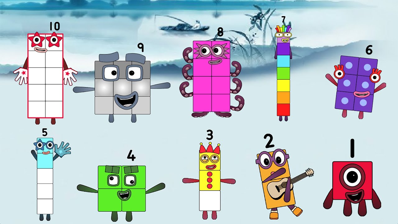 OFFICIAL | Numberblocks Band (1-10) THE FIRST REVAMPED BAND remix-2 ...