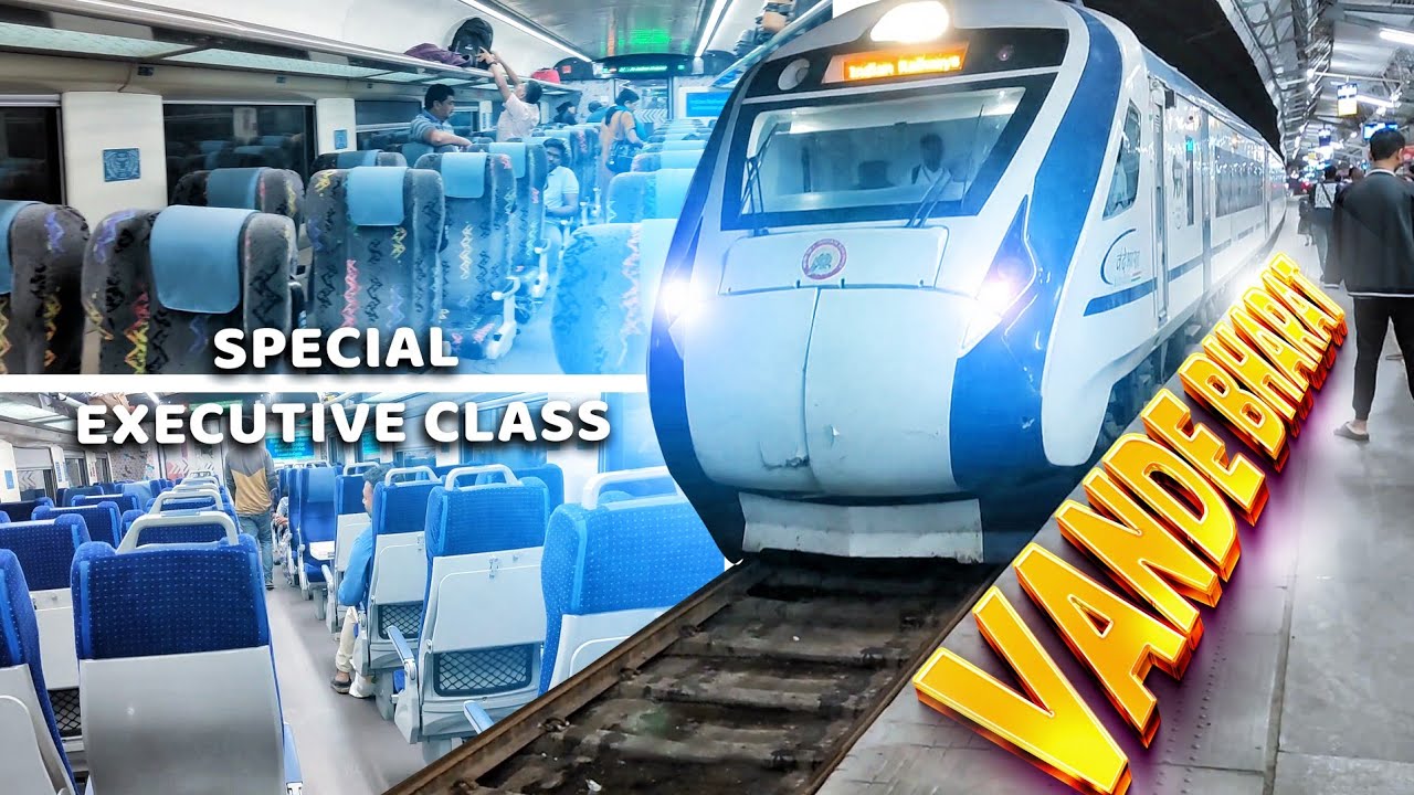 Vande Bharat NCJ Spl Executive class | Chennai to Nagercoil Spl Vande Bharat Express Vlog Tamil ...