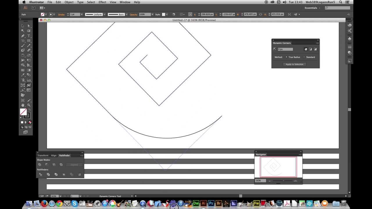 VectorScribe :Create Square Spirals In Illustrator | How To Tutorial ...