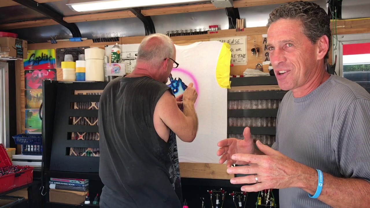 Steven Paul Interviews An Airbrush Artist - YouTube