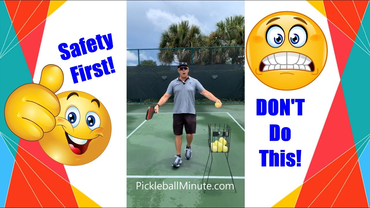 Pickleball Safety - Pickleball Minute - YouTube