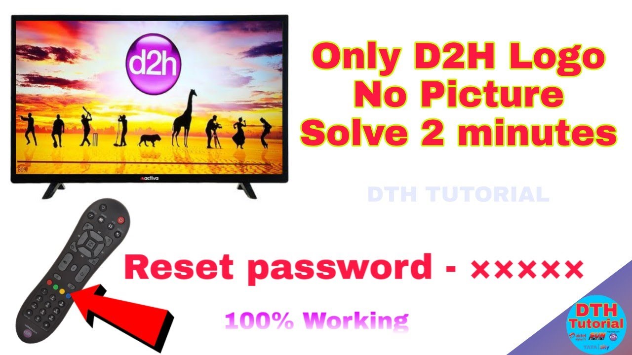 Videocon D2H Logo Loading problem solve in tamil | DTH Tutorial - YouTube