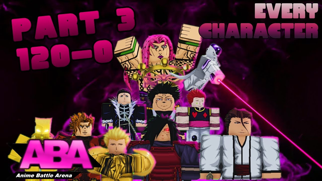 30+ MORE ABA 100 - 0 COMBOS PART III | Anime Battle Arena - YouTube