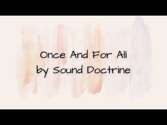 What Sound Does Doctrine Mean