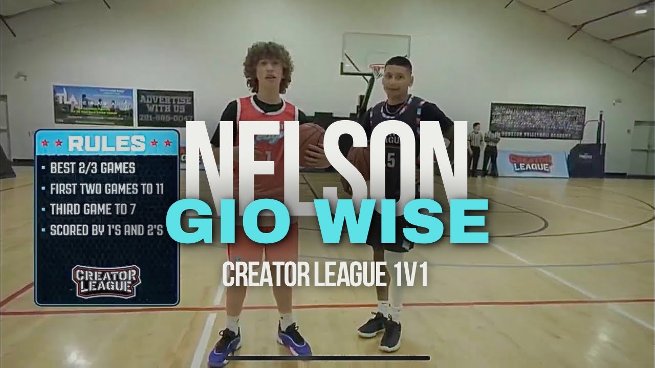 Nelson Neumann VS Gio Wise for $100,000 (Creator League 1v1!) - YouTube