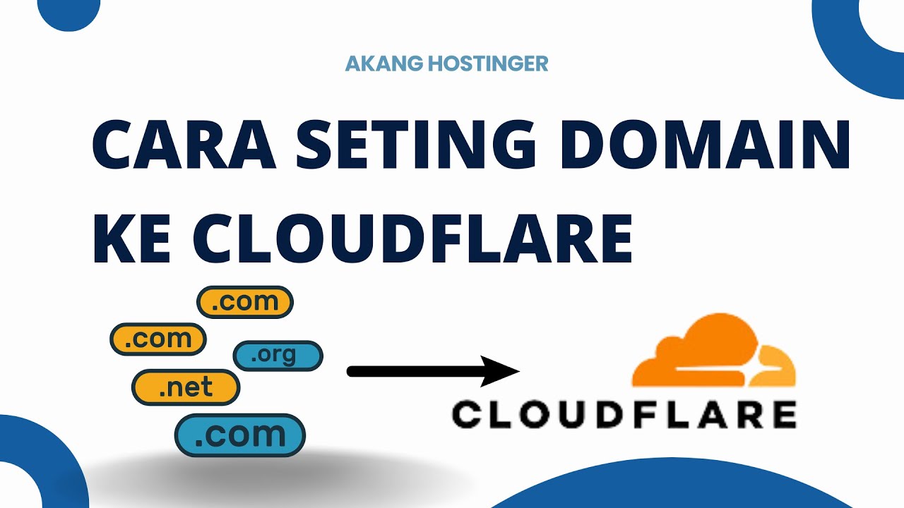 Cara seting Domain Ke Cloudflare - YouTube