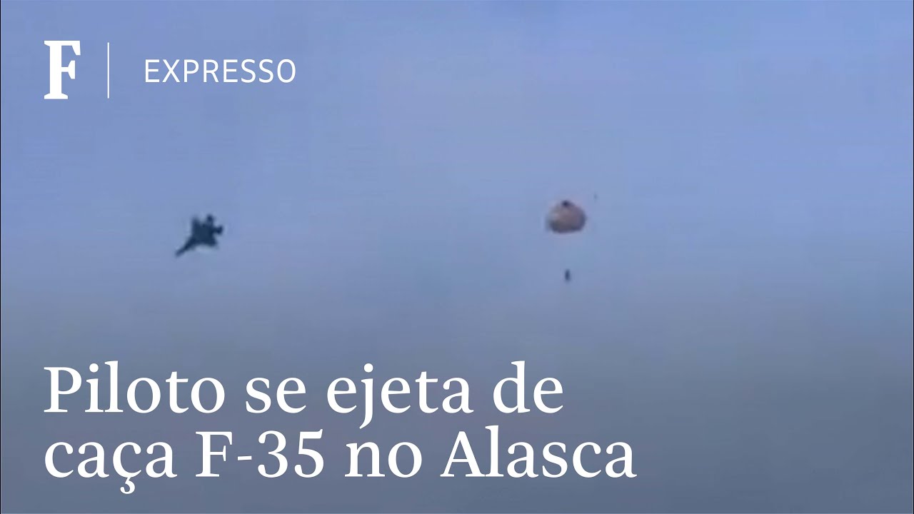 Caça dos EUA cai e explode em base militar nos EUA - YouTube